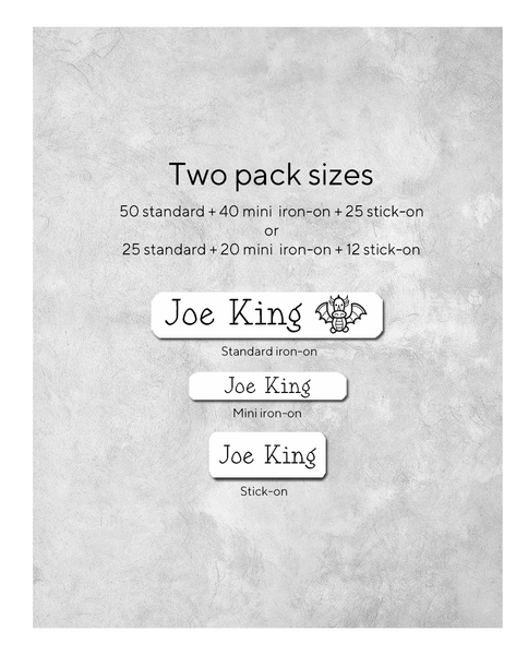 Mixed Clothing Label Pack | Value Pack | My Name Label UK